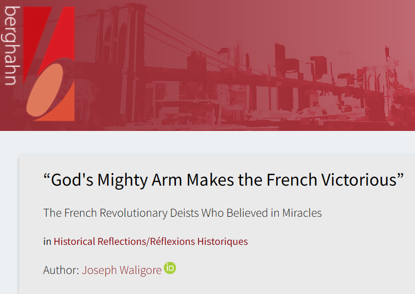 Publications – Enlightenment Deism